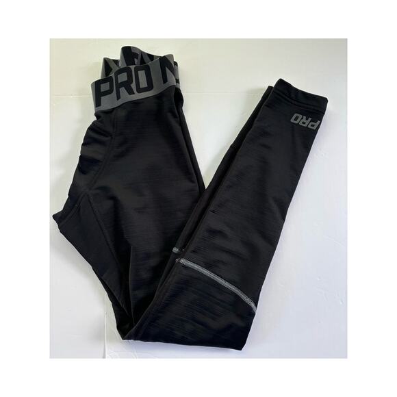 Nike | Pants | Nike Pro Hyperwarm Compression Black Men Compression ...